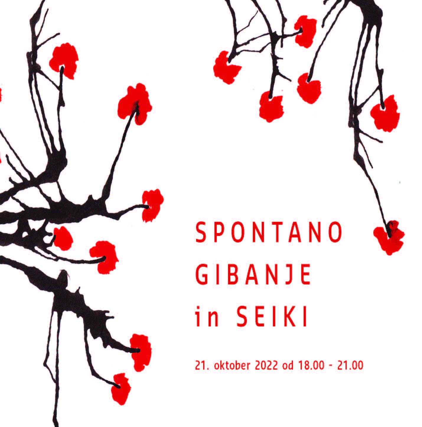 SPONTANO GIBANJE in SEIKI - delavnica – Plesni Studio Intakt